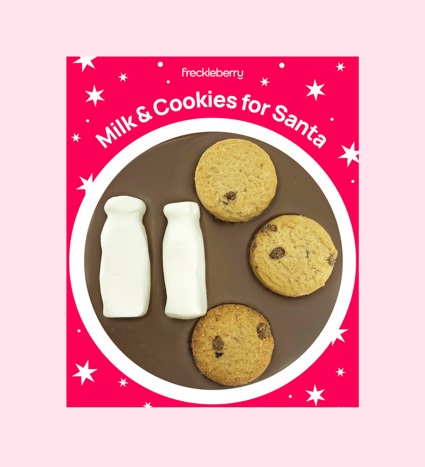 Christmas Chocolate Milk & Cookies For Santa – Freckleberry Chocolate ...