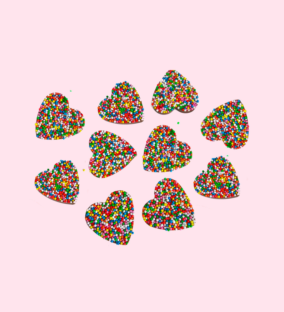 Milk Chocolate Freckles - Hearts – Freckleberry Chocolate Factory