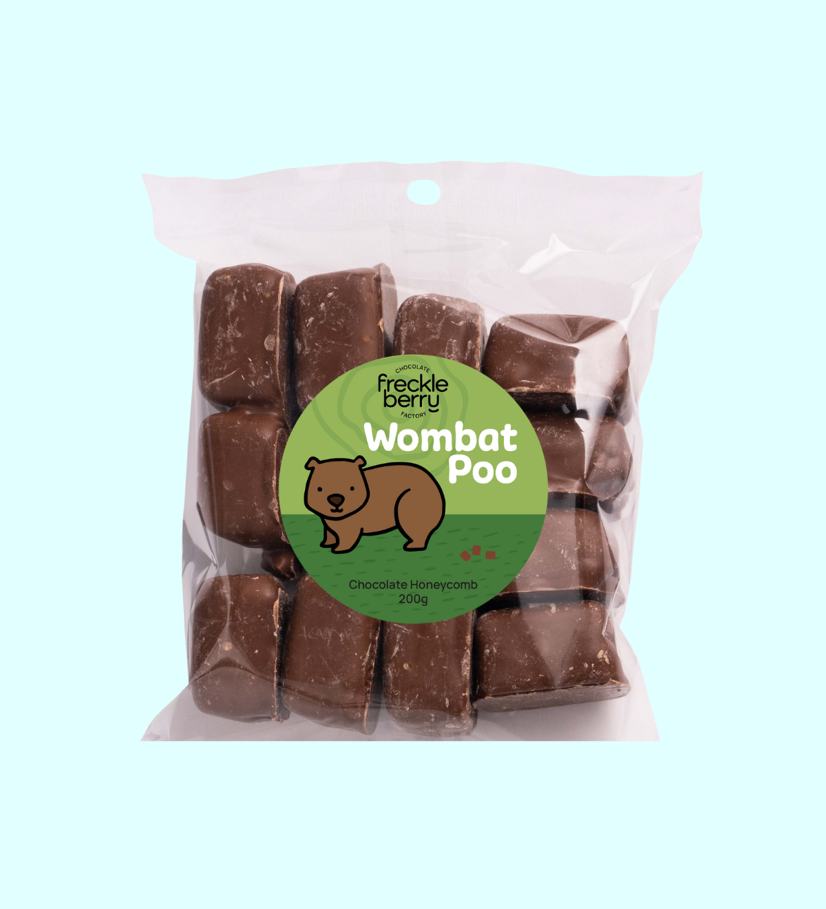 Wombat Poo Chocolate - Honeycomb – Freckleberry Chocolate Factory