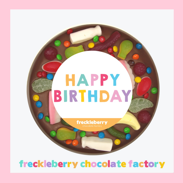 Freckleberry - Giant Freckle - Happy Birthday - Freckleberry Chocolate ...